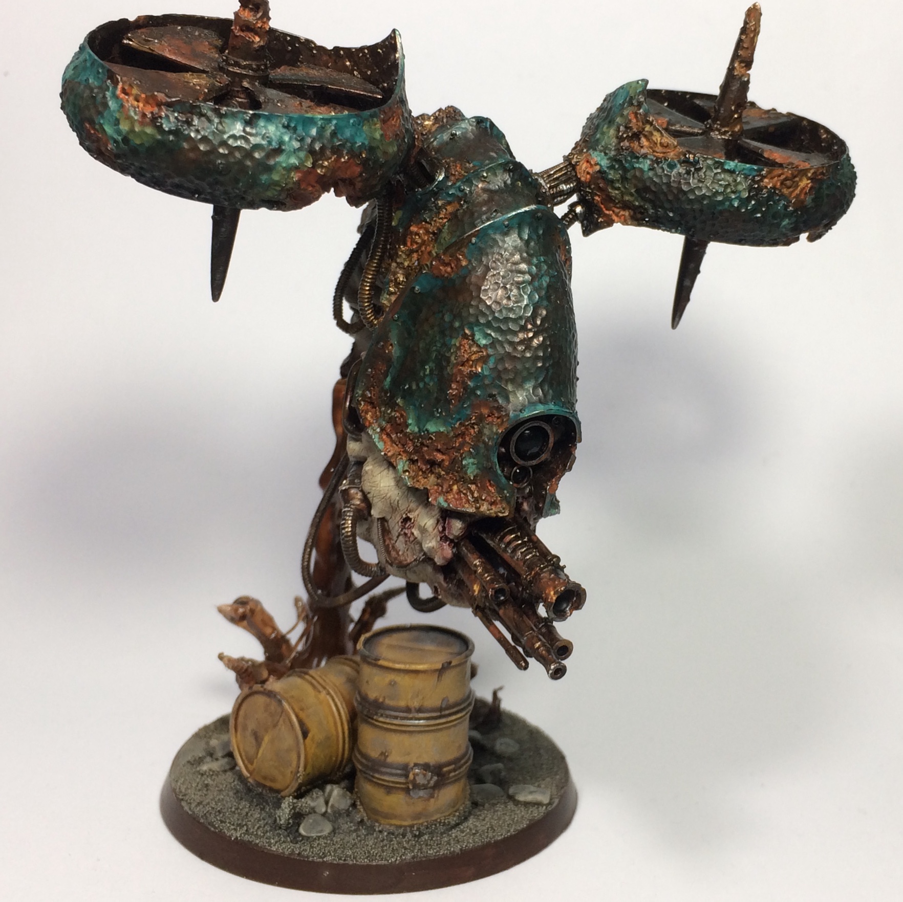 Blight drone discharging itself for good behaviour – Painting In The Dark